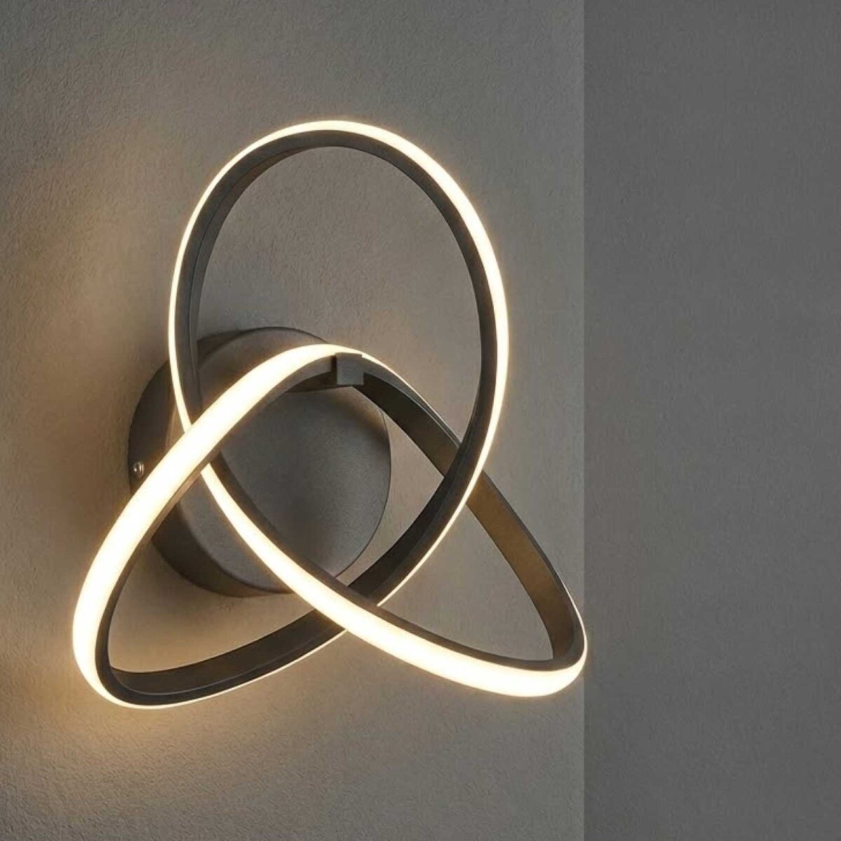 Wandleuchte Indigo Wofi by Global Technics LED Wandlampe in Anthrazit ...